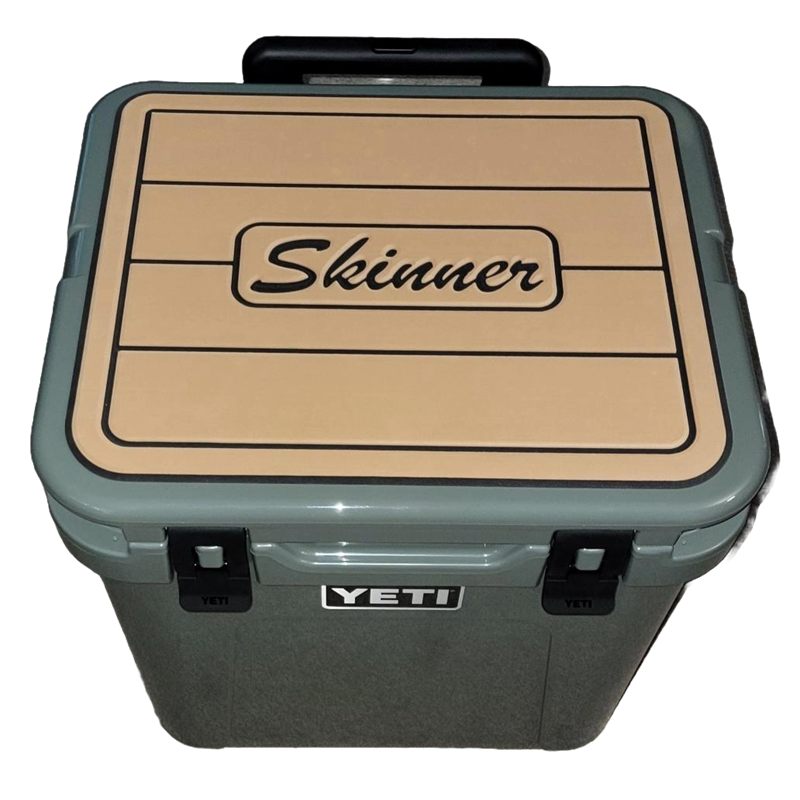 Teak Line YETI SeaDek Cooler Pad Designs - Customize With Your Name