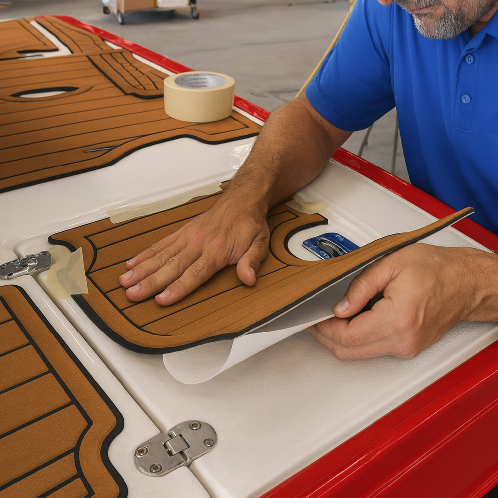 Custom SeaDek® Boat Deck Flooring Kits | DIY SeaDek Template Kits – USATuff