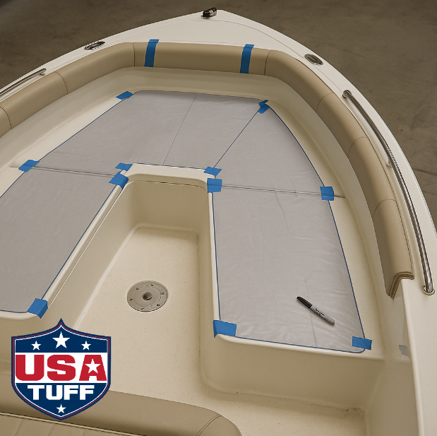 DIY SeaDek® Boat Decking Kits | Mylar Template Process | USATuff