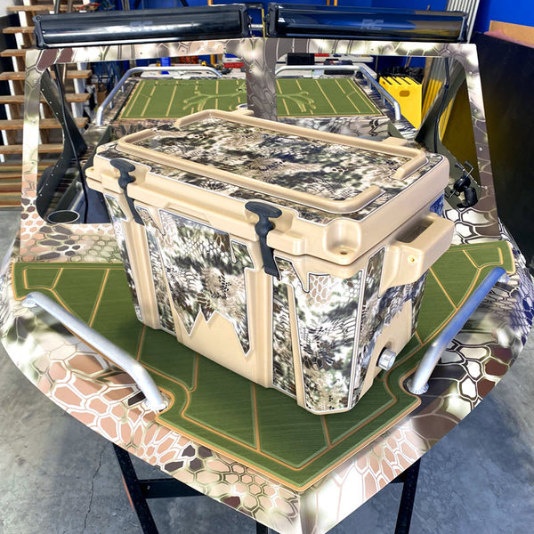 Kryptek Highlander Camouflage - YETI, RTIC, Ozark Trail Cooler Wrap