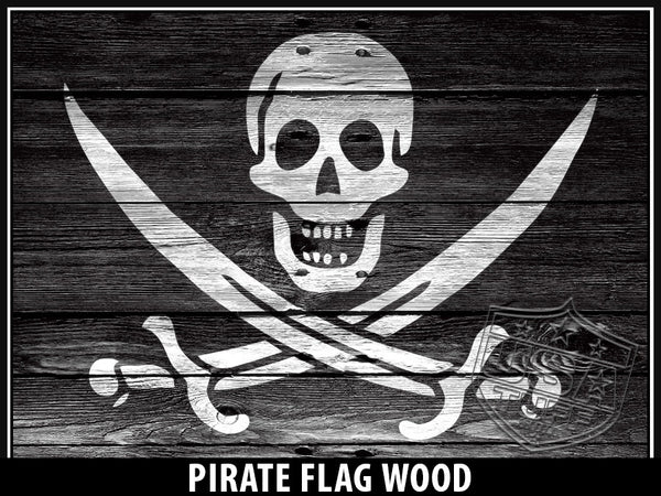PIRATE FLAG WOOD